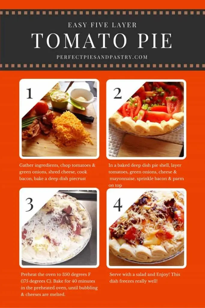 Tomato Pie Recipe ~ Like a BLT in a Pie - Your New Family Favorite!