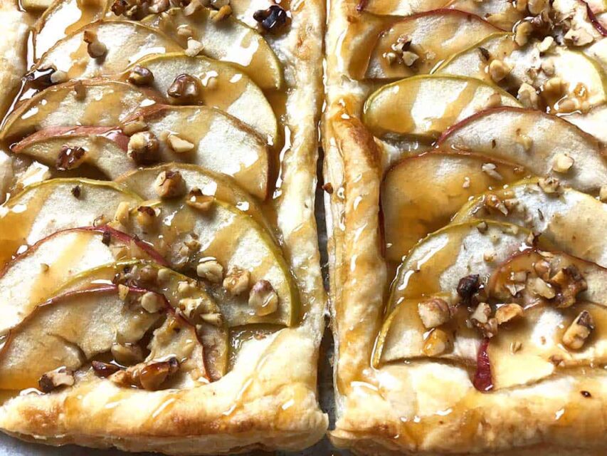 Easy Apple Tart Recipe | The Best Baking Hack! [Frozen Puff Pastry]