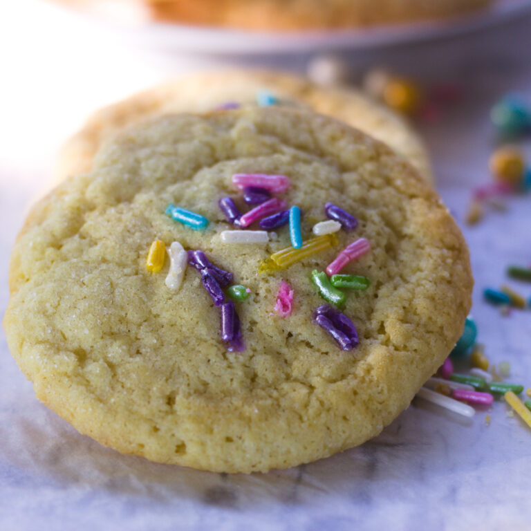 Chewy Sugar Cookie Recipe Without Vanilla | Pie Lady Bakes