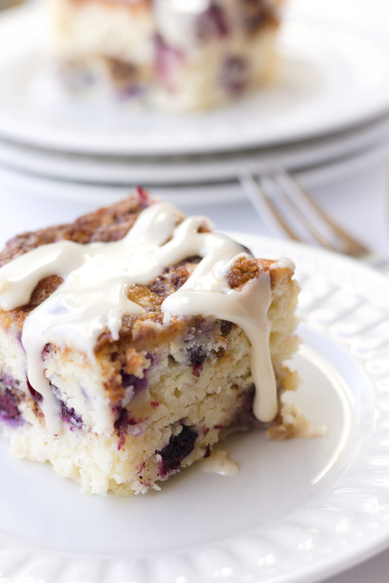 Delicious Blueberry Sour Cream Coffee Cake | Pie Lady Bakes