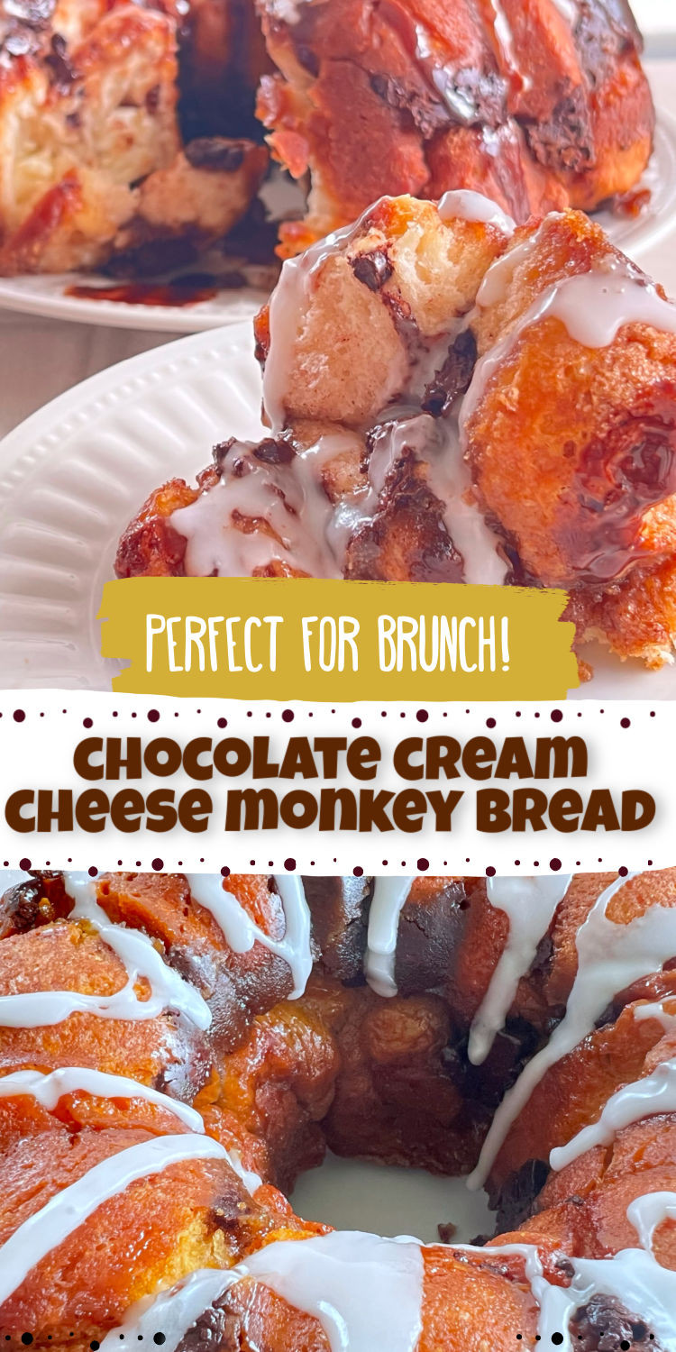 Chocolate Cream Cheese Monkey Bread Recipe | Pie Lady Bakes