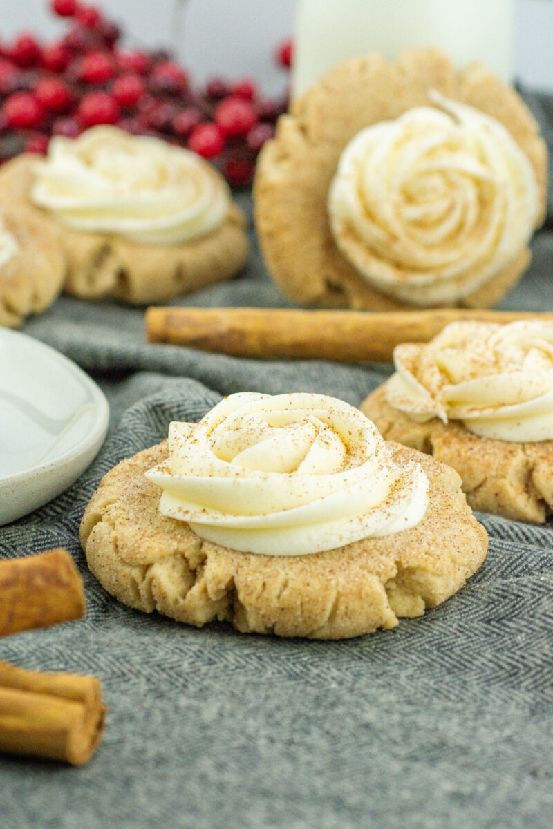 The Best Crumbl Snickerdoodle Cupcake Cookie | Pie Lady Bakes